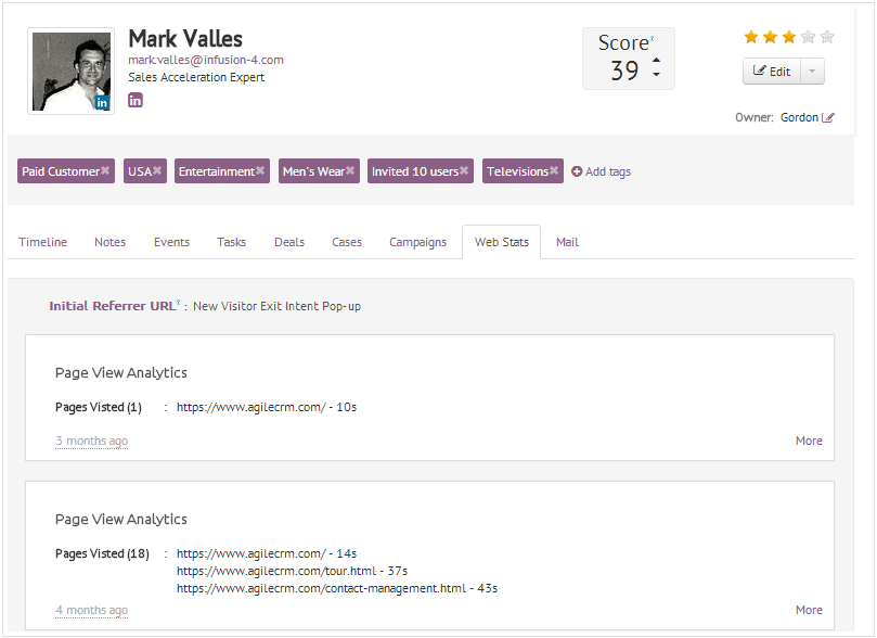 Exit Intent Web Analytics